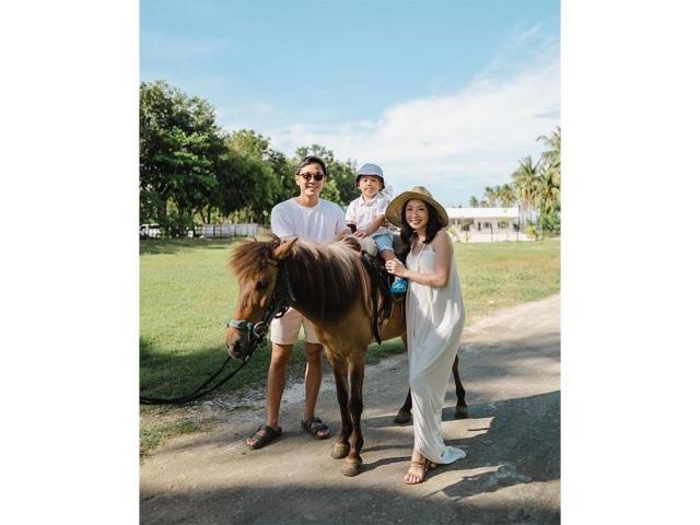 Kryz Uy and Slater Young's youngest son Sevi is a stylish baby at 9 ...