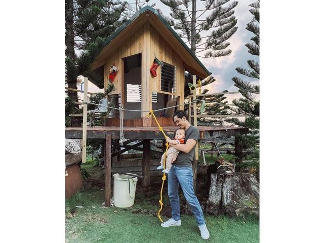 Kryz Uy and Slater Young's youngest son Sevi is a stylish baby at 9 ...