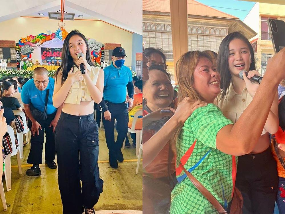 Allen Ansay, Sofia Pablo, Kapuso singers, nagpasaya sa Calacatchara ...