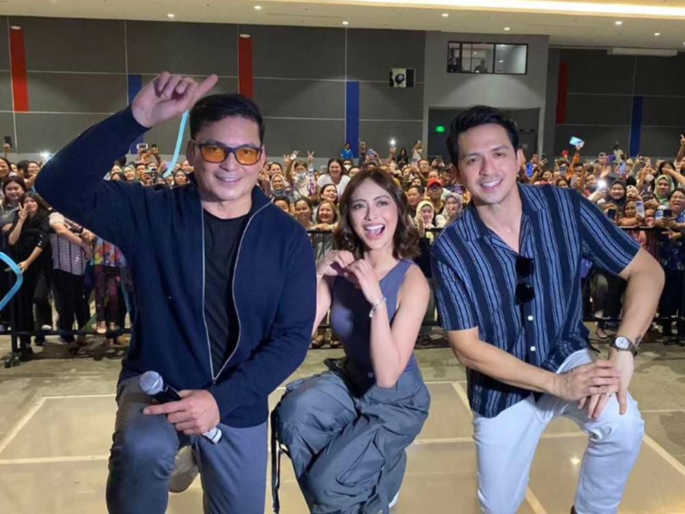 Dennis Trillo, Cheska Fausto, at Gabby Concepcion, dumalo sa Kapuso ...