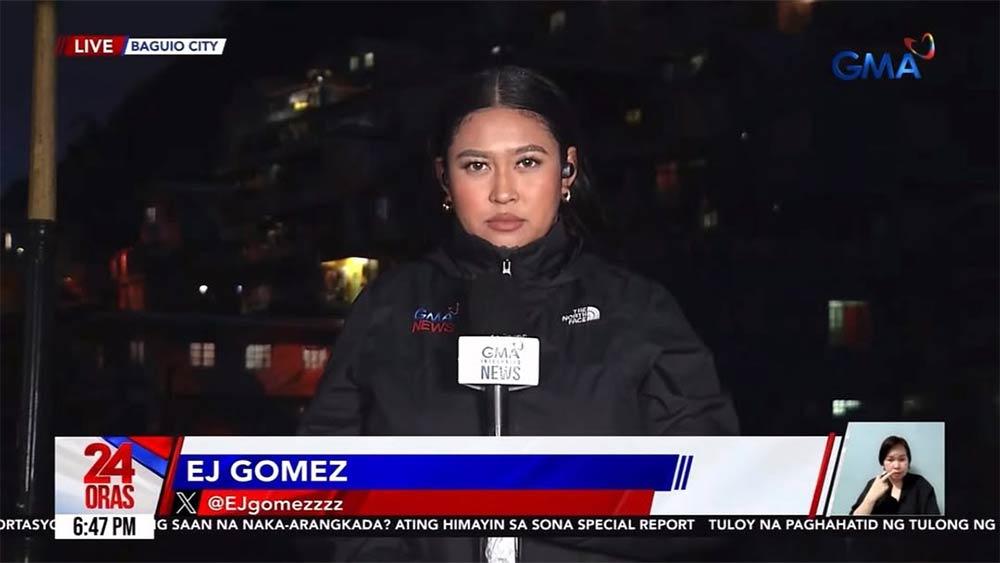 GMA Integrated News reporter EJ Gomez is serving looks while serving ...