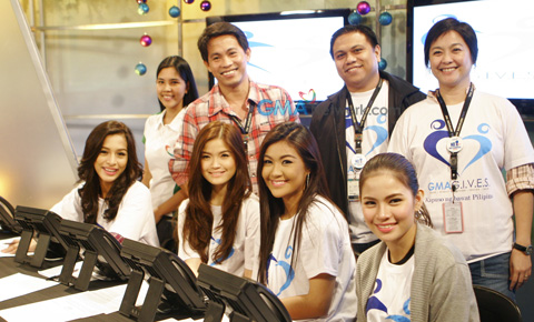 GMA Kapuso Foundation holds live telethon for typhoon Sendong victims ...