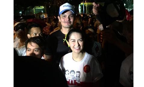 IN PHOTOS: DongYan, AlDub, and Biguel run for a cause | GMA Entertainment