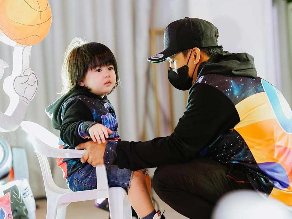 IN PHOTOS: Mark Herras and Nicole Donesa's son, Corky, celebrates ...