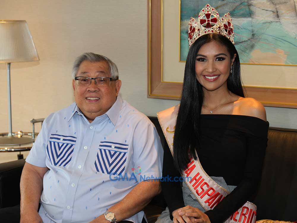 IN PHOTOS: Reina Hispanoamericana 2017 Wyn Marquez visits GMA Network ...