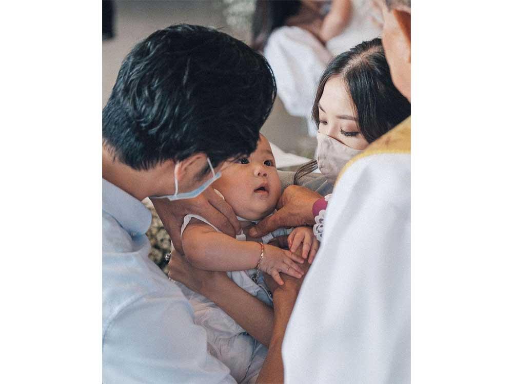 IN PHOTOS: Slater Young and Kryz Uy hold baptismal celebration for son ...