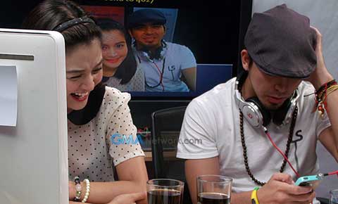 Kris and Mark at the GMA Network Live Chat | GMA Entertainment