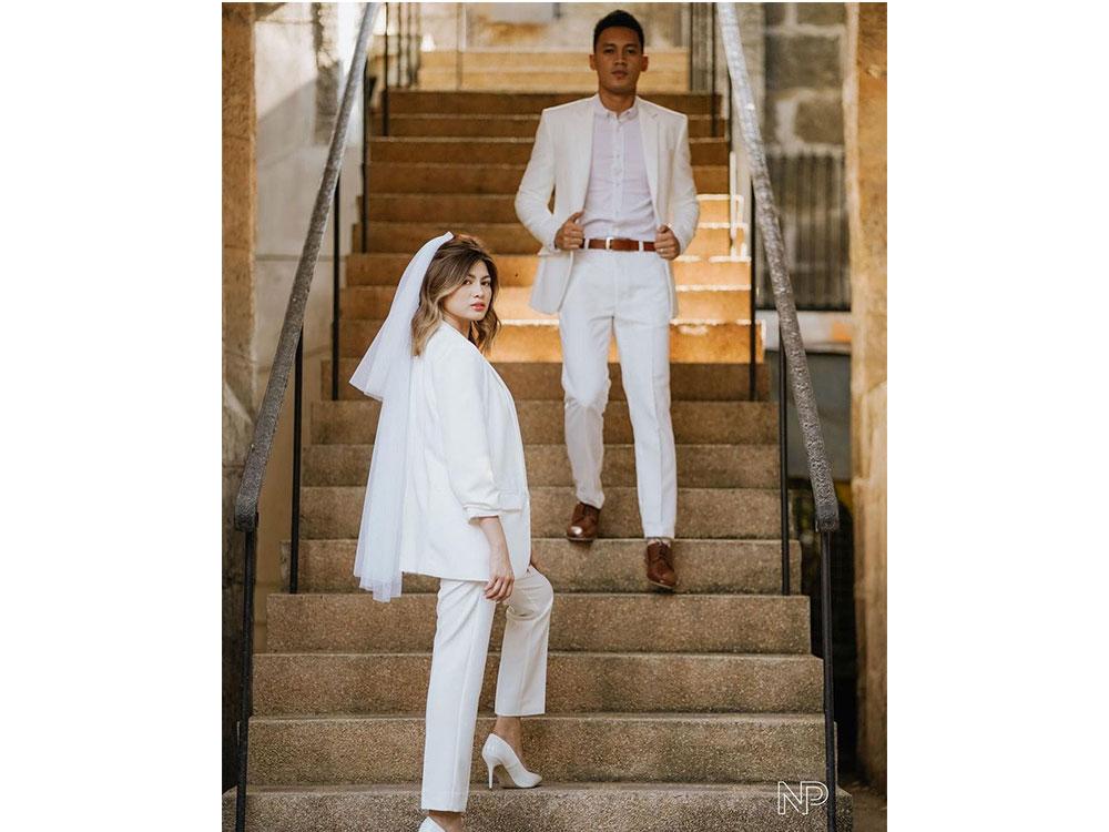 LOOK: Cager Scottie Thompson and wife Jinky Serrano take post-nup photoshoot | GMA Entertainment