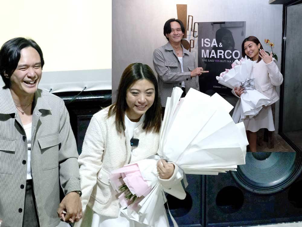 Newly engaged couple Mikoy Morales and Isa Garcia's very special movie date | GMA Entertainment