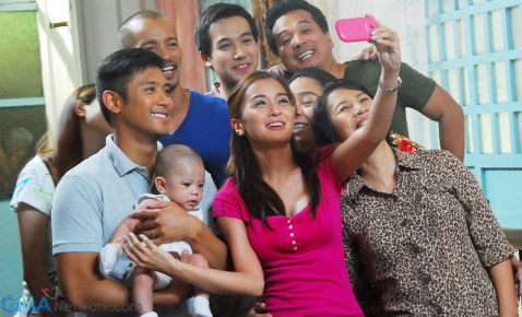 On the set of Magpakailanman's “Alab ng Puso: The PO2 Nicky Nacino, Jr ...