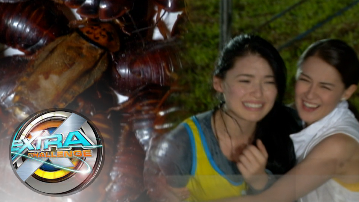 Extra Challenge: KYLIE PADILLA, NAPAIYAK AT NATAKOT SA KUMPOL NG IPIS ...