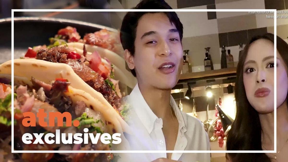 Vince Maristela and Cheska Fausto try Chef Ross Magnaye's Sisig Tacos ...