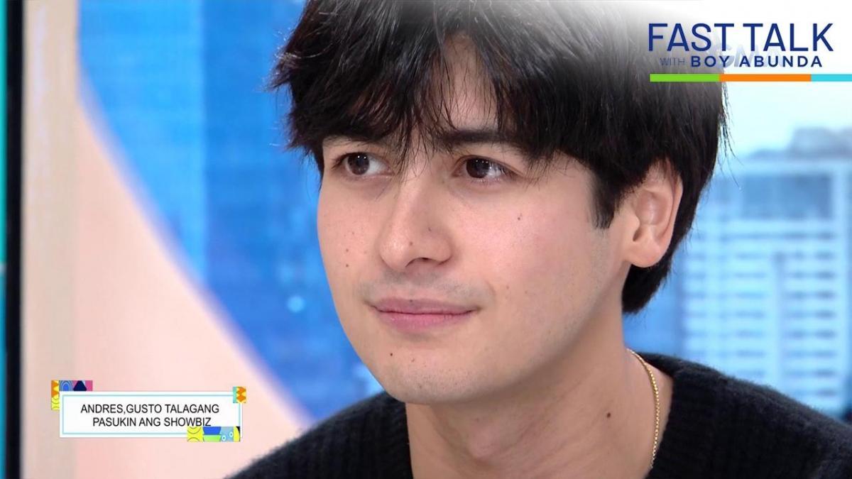 Fast Talk with Boy Abunda: Andres Muhlach, bata pa lang ay gusto nang ...