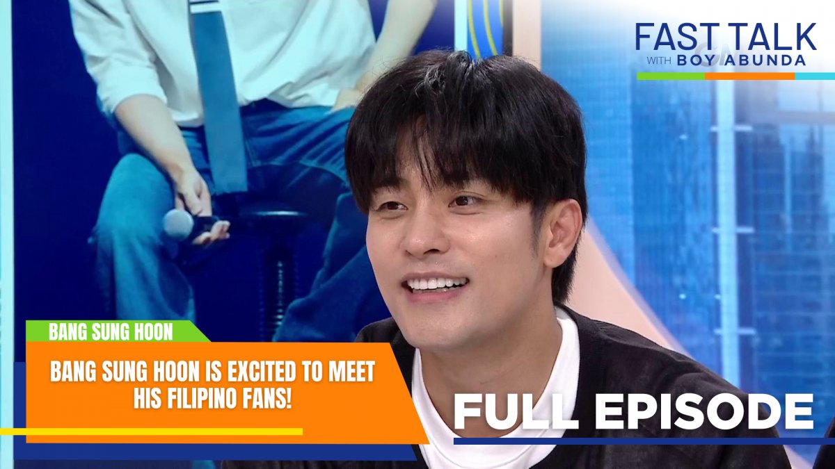 Fast Talk with Boy Abunda: Bang Sung Hoon is excited to meet his ...