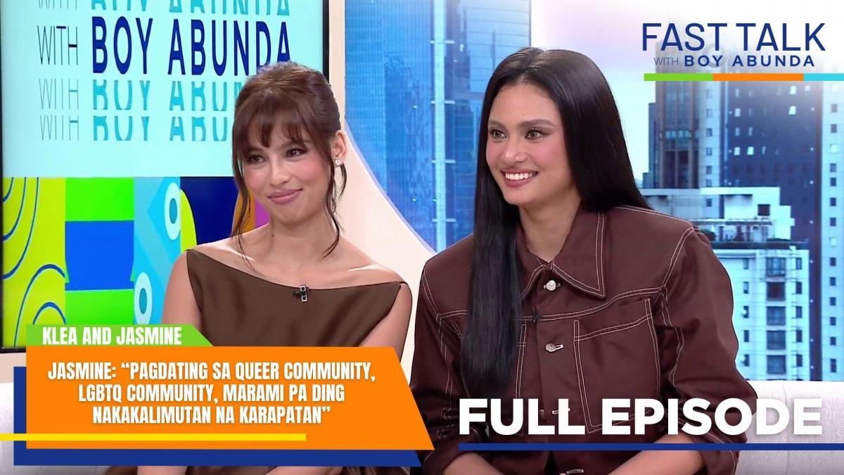 Fast Talk with Boy Abunda: Klea at Jasmine, bibida sa isang queer movie ...