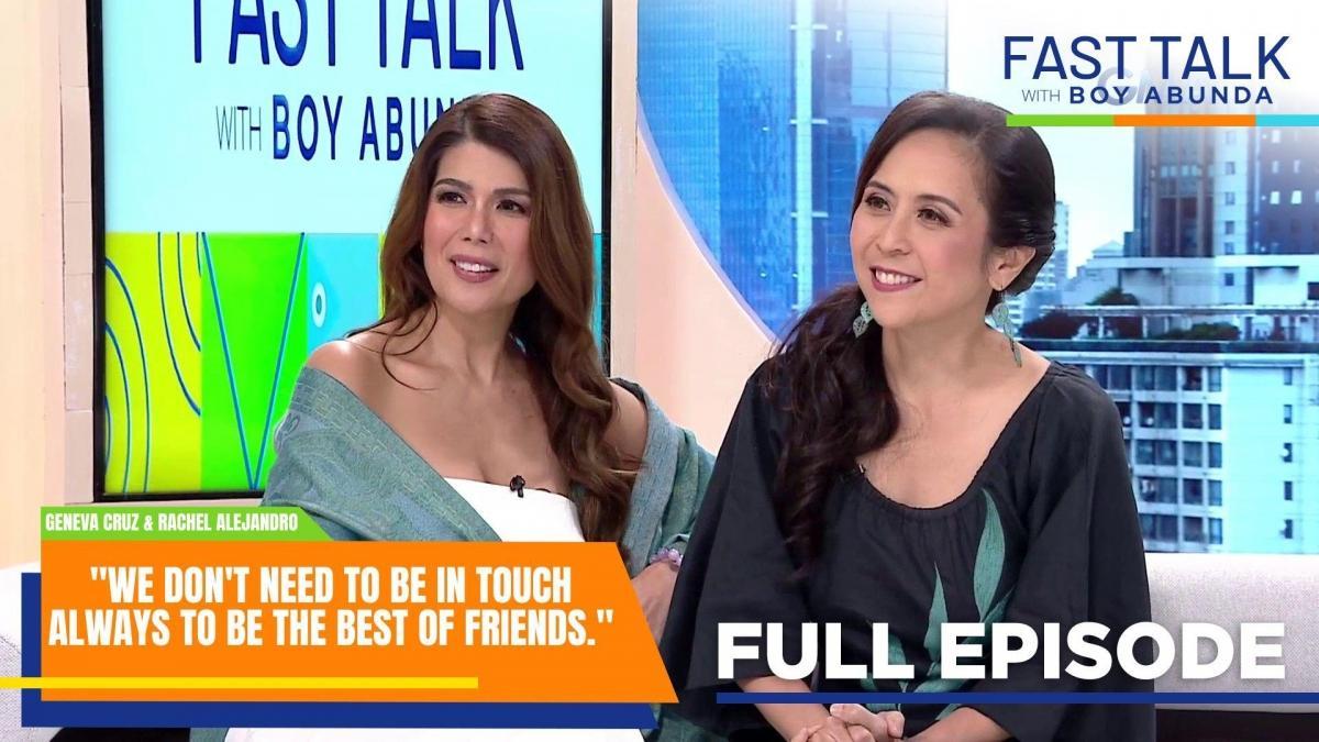 Fast Talk with Boy Abunda: Geneva Cruz and Rachel Alejandro's timeless friendship (Full Episode ...