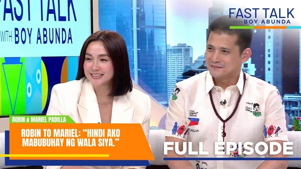 Fast Talk with Boy Abunda: A look behind Mariel and Robin's 15-year ...