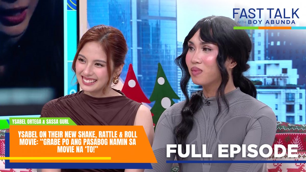 Fast Talk with Boy Abunda: Ysabel at Sassa, mananakot sa 'Shake, Rattle ...