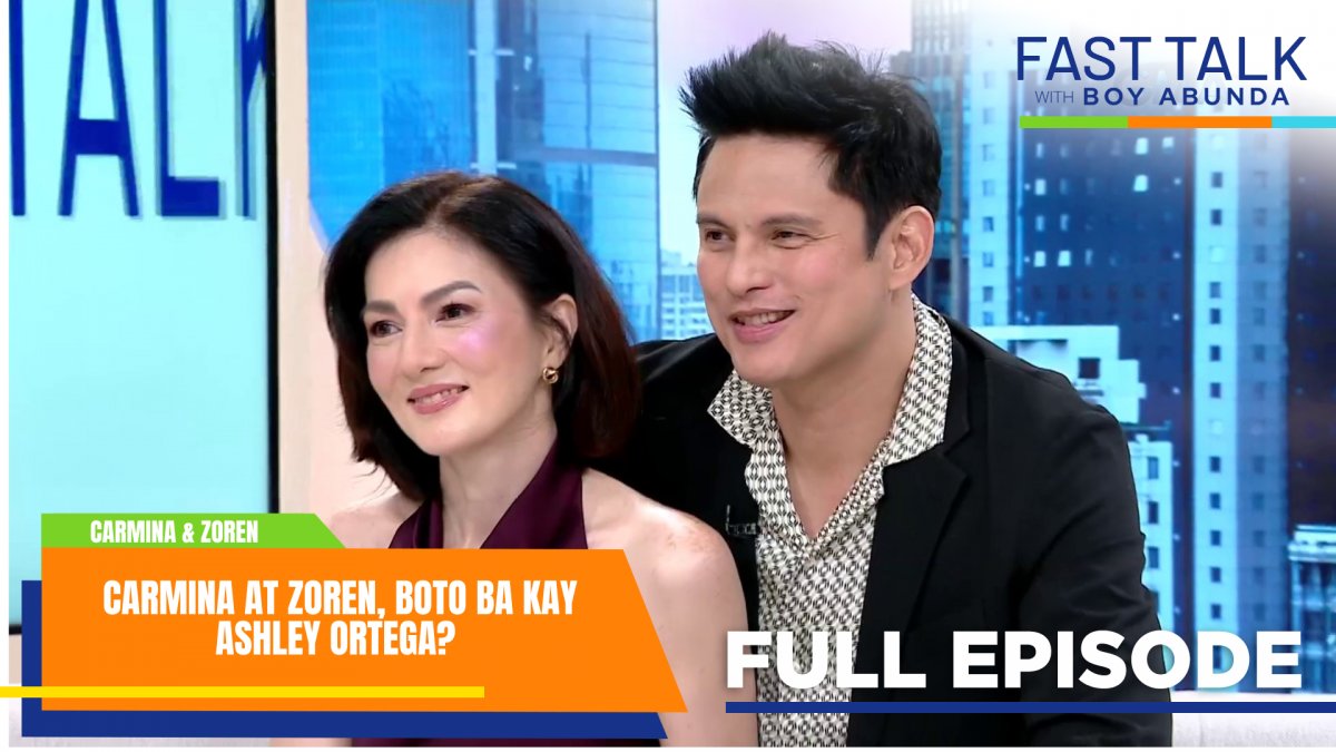 Fast Talk with Boy Abunda: Carmina at Zoren, boto ba kay Ashley Ortega ...