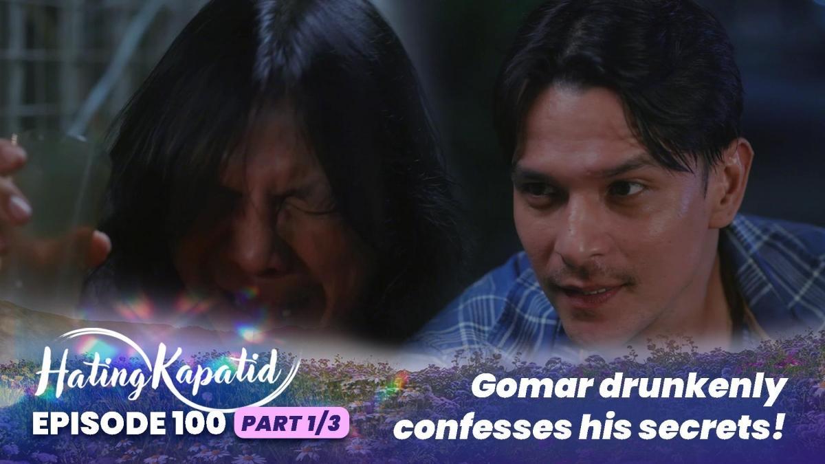 Hating Kapatid: Gomar drunkenly confesses his secrets! (Episode 100 ...