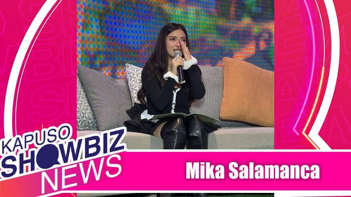Kapuso Showbiz News: Mika Salamanca, emosyonal sa launch ng 'Lipad' | GMA Entertainment