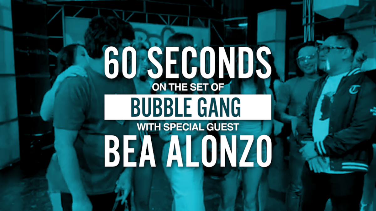 Not Seen on TV: 60 seconds on the set of 'Bubble Gang' with Bea Alonzo ...