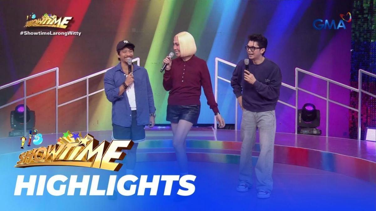 It's Showtime: 'Principal mo, naka-leather shoes!' Showtime trio, awra ...