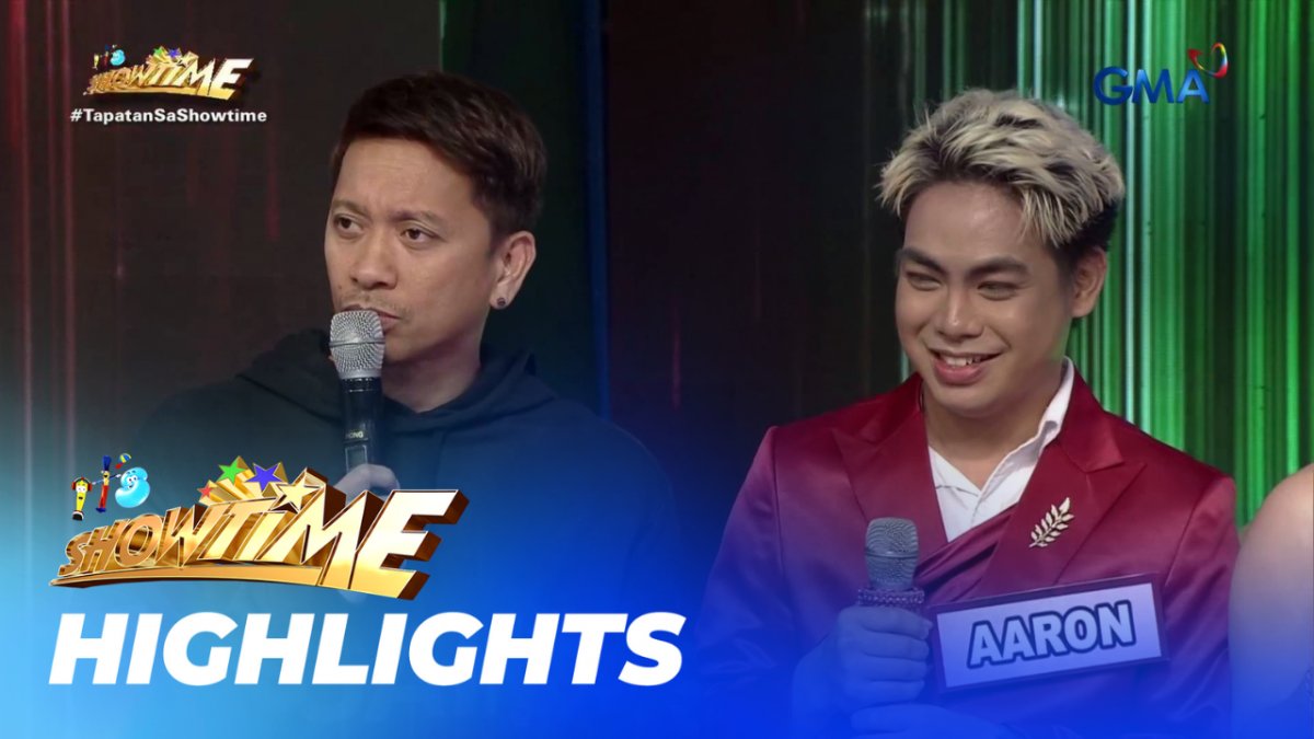 It's Showtime: Contender Aaron, plakadong-plakado ang kilay at boses! (Tawag Ng Tanghalan) | GMA ...
