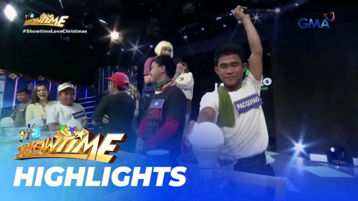 It's Showtime: Kuya Pacquiao, itinadhana para sa jackpot round! (Laro ...