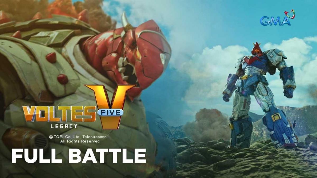 Voltes V Legacy: Voltes V versus Gamera (Full Battle) | GMA ...