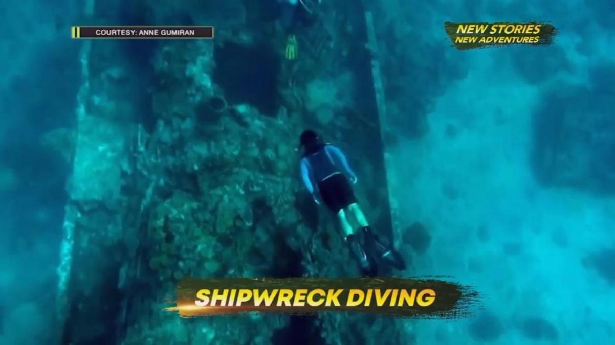 Amazing Earth: Kuwento ng Shipwreck diving at Pinoy seaman na drag ...