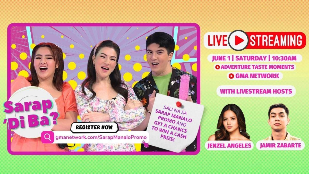 Sarap 'Di Ba? (June 01 2024) | LIVESTREAM | GMA Entertainment