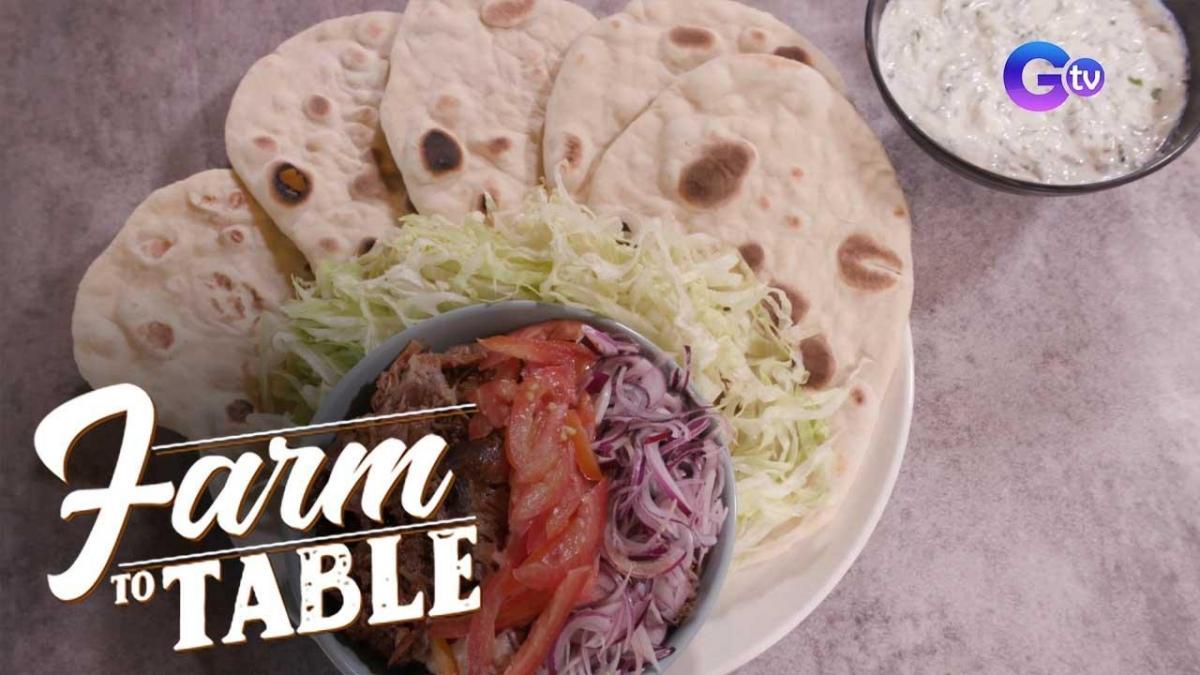 Chef JR Royol makes Gyro Sandwich with Homemade Naan! | Farm To Table ...