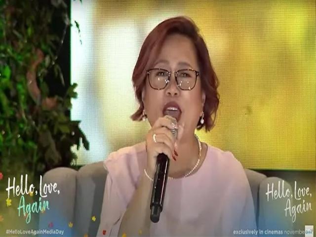 Direk Cathy, emosyonal sa pag-plug ng 'Hello, Love, Again'! | Hello ...