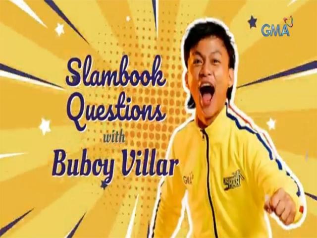 Running Man PH: Slambook questions with Buboy Villar | Online Exclusive ...