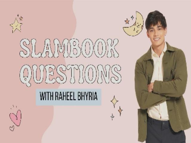Luv Is: Slambook Questions with Raheel Bhyria (Online Exclusive ...