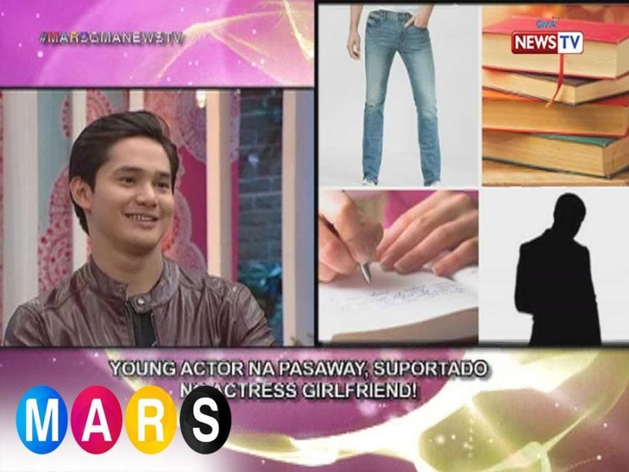 Mars Mashadow: Young actor, suportado ng actress-girlfriend ang ...