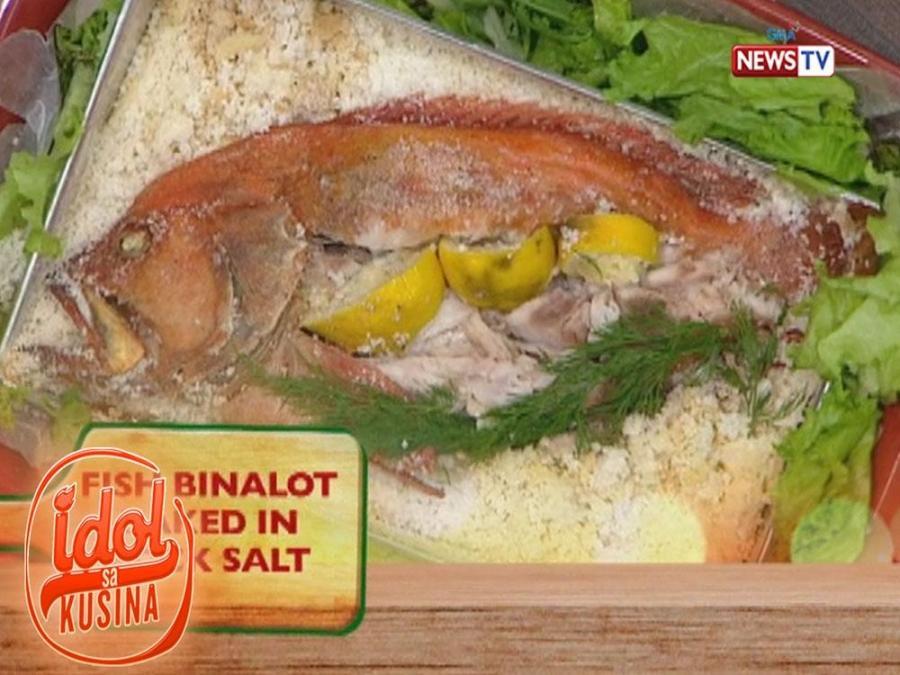 Idol sa Kusina: Fish Binalot Baked in Rock Salt | GMA Entertainment