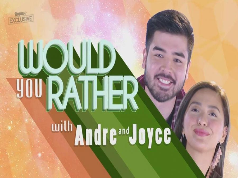 Would You Rather with Andre Paras and Joyce Pring | GMA Entertainment