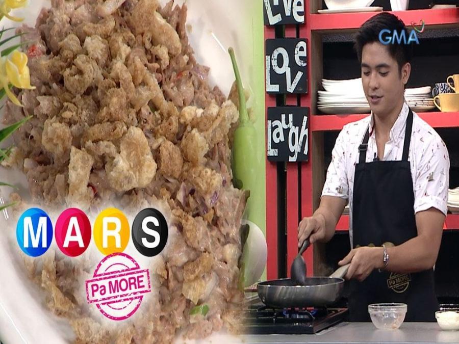 Mars Pa More: Jay Arcilla shares his Sizzling Tuna Sisig recipe | Mars ...