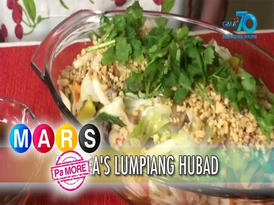 Mars Pa More: Andrea Torres shares her Lumpiang Hubad recipe | Mars ... Mars Pa More: Andrea Torres shares her Lumpiang Hubad recipe | Mars ...