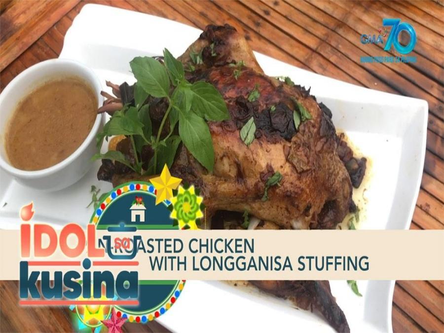 Idol sa Kusina: Pan-roasted chicken stuffed with longganisa recipe ...