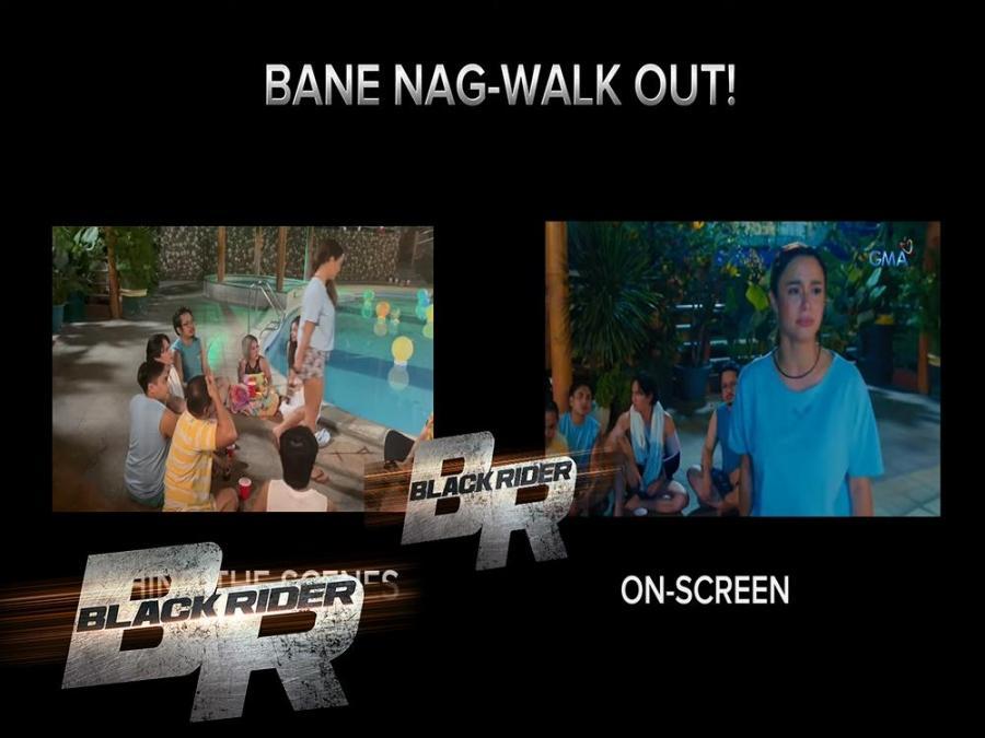 Black Rider: Bane, nag-walk out! | Behind the scenes vs actual scene ...