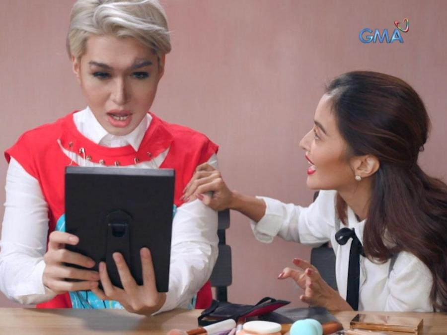 WATCH: Kris Bernal and Raf Juane's Blindfolded Makeup Challenge | GMA ...