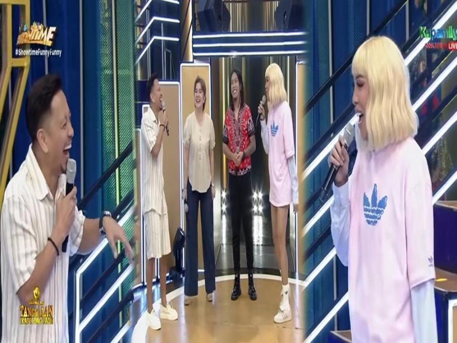 It's Showtime: Jhong steps back as Vice Ganda is approaching | Tawag Ng ...