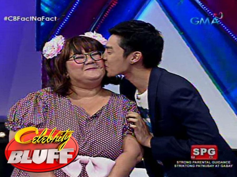 Celebrity Bluff: Alexander Lee kisses Boobsie | GMA Entertainment