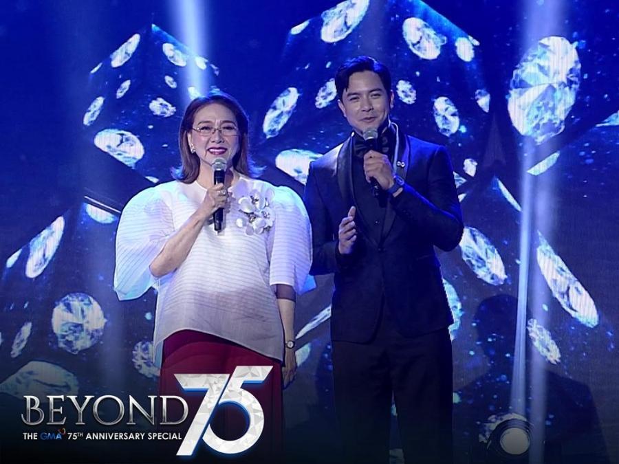 Alden Richards and Mel Tiangco thank the supporters of GMA Kapuso ...