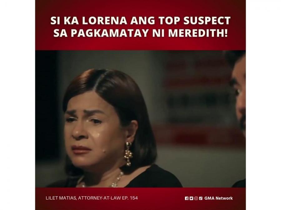 Lilet Matias, Attorney-at-Law: Lorena, top suspect sa pagkamatay ni Meredith! (Episode 154 ...