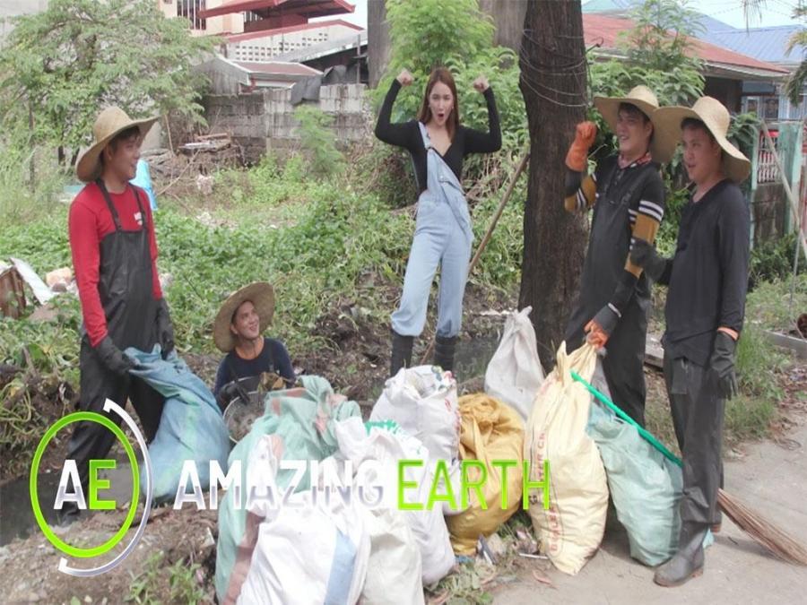 Amazing Earth: Clean up time with Faye Lorenzo and Quatro Santos ...