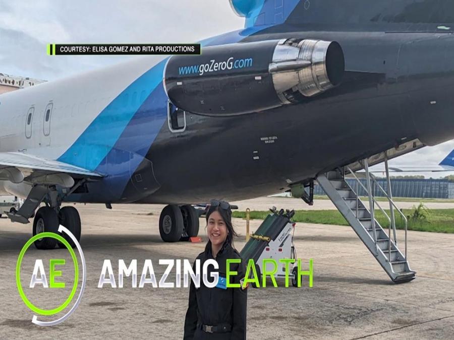 Amazing Earth: Zero-Gravity Parabolic flight adventure with Florence ...